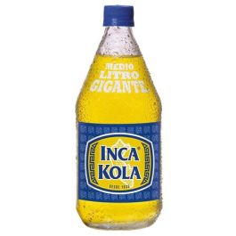 Inca Kola 330ml glasflaske - direkte fra Peru.